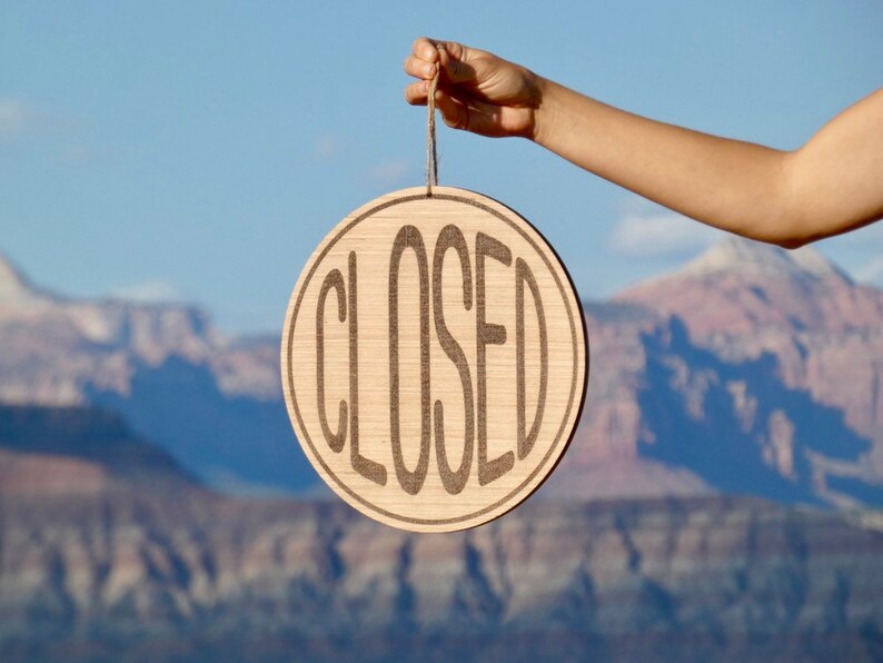 Unique Open Closed Sign / Business Open Sign / Open Sign / - Etsy