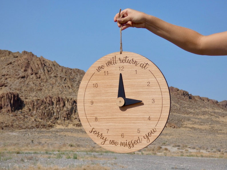 Be Back Soon Sign / Business Sign / will Return At - Etsy