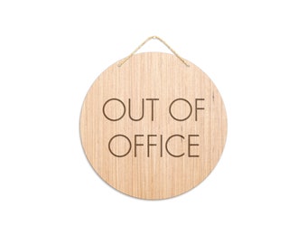 Out of Office Sign | Etsy