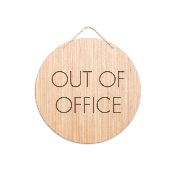 Out of Office Sign - Etsy