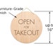Open for Takeout Sign / Open Closed Sign / Takeout Orders / Custom Sign ...
