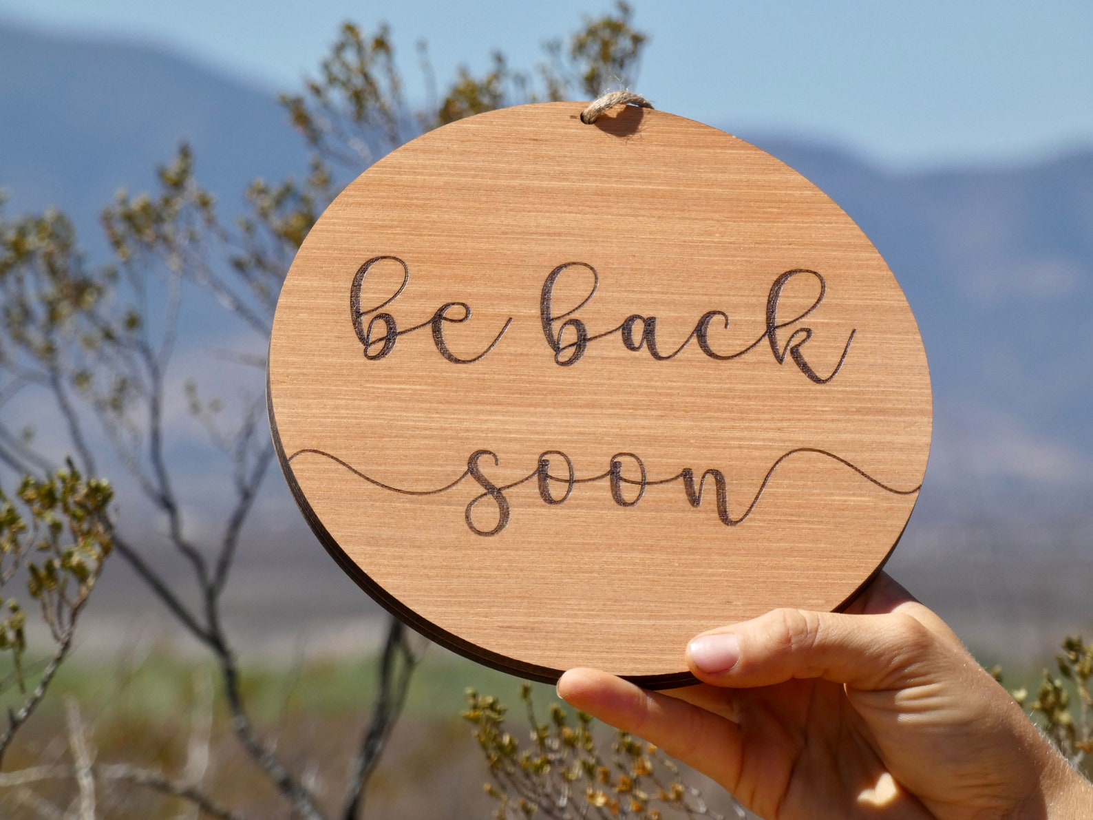Wooden Be Back Soon Sign / Be Right Back Sign / Business Decor - Etsy
