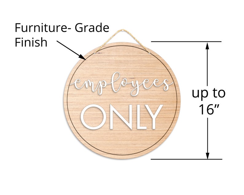 Employees Only Sign / Staff Only Sign / Business Sign / Do Not - Etsy