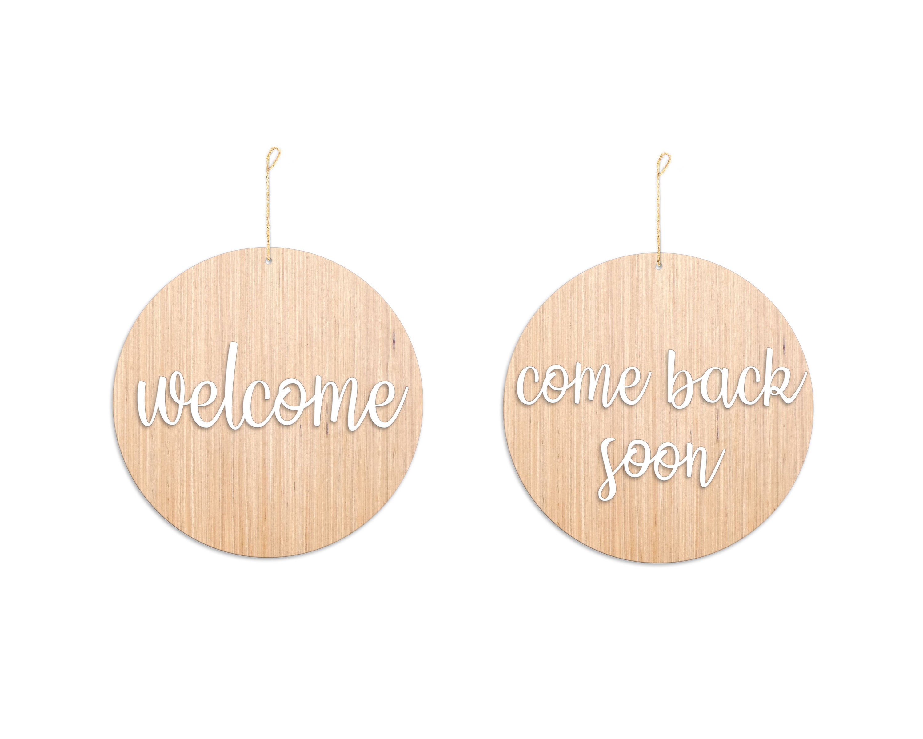 Unique Welcome Sign / Come Back Soon | Etsy