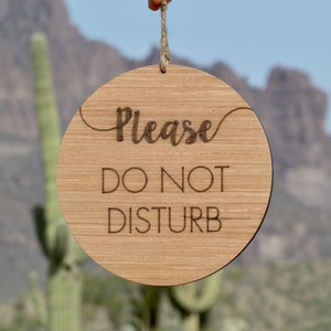 Wooden Please Do Not Disturb Sign / Welcome | Etsy