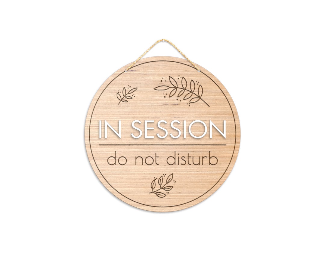 In Session Sign / in a Meeting Sign / Office Sign / Do Not - Etsy