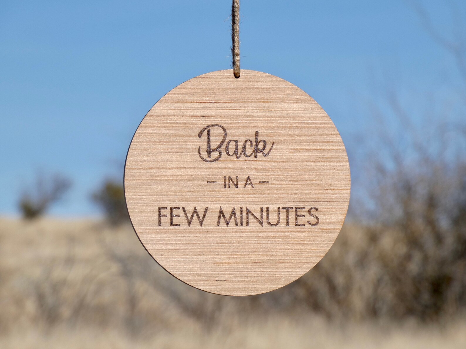 Back in a Few Minutes Sign / Business Sign / Be Back Soon Sign - Etsy