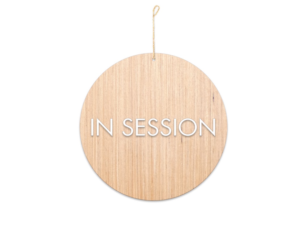 In Session Sign / in a Meeting Sign / in Session Sign / Do Not Disturb ...