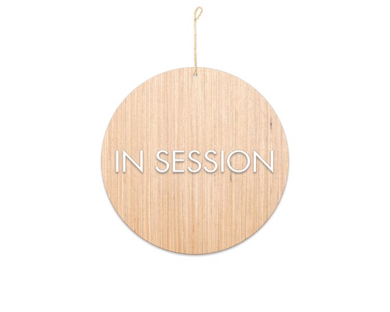In Session Sign / in a Meeting Sign / in Session Sign / Do Not - Etsy