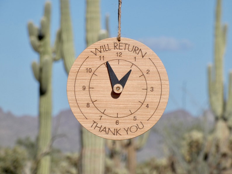 Be Back Soon Sign / returning At Business Sign / | Etsy