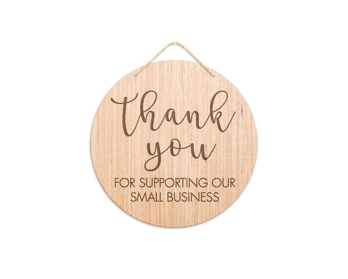 Thank You Sign / Thank You Sign / Small Business Sign / - Etsy