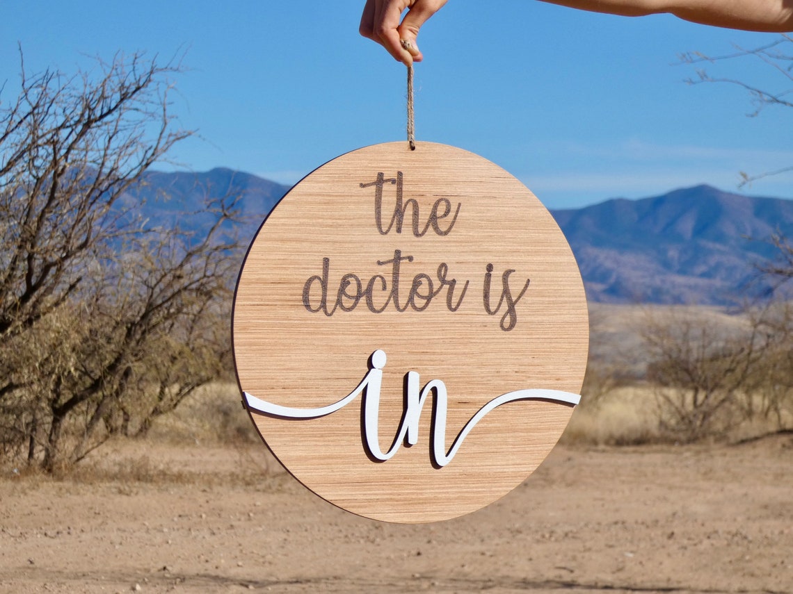 Custom The Doctor is In / The Doctor is | Etsy