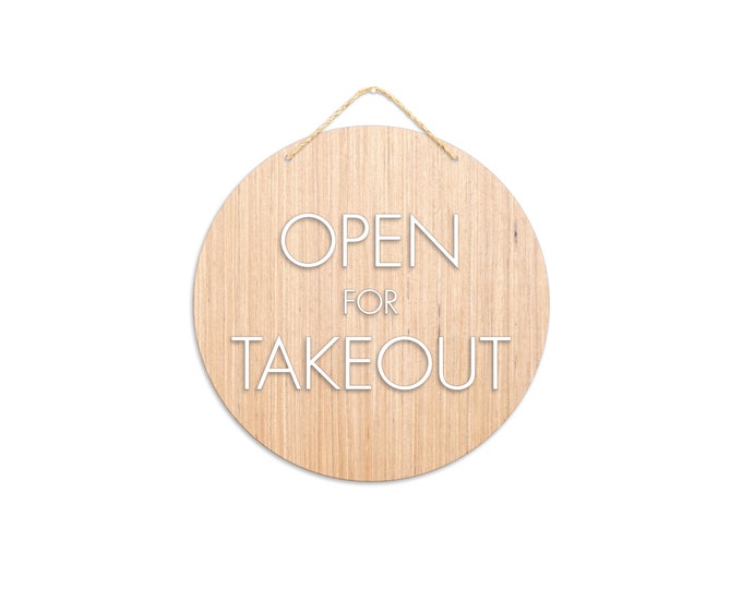 Custom "open for Takeout" Sign / Open for Takeout Sign / Restaurant ...