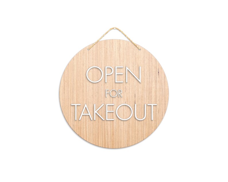 Custom open for Takeout Sign / Open for Takeout - Etsy