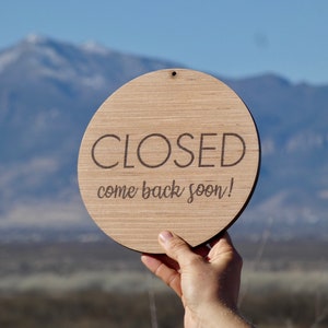 Open Closed Sign / Open Sign / Closed Sign / Come on in Sign / Custom ...