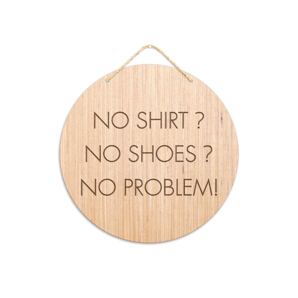 No Problem Sign - Etsy
