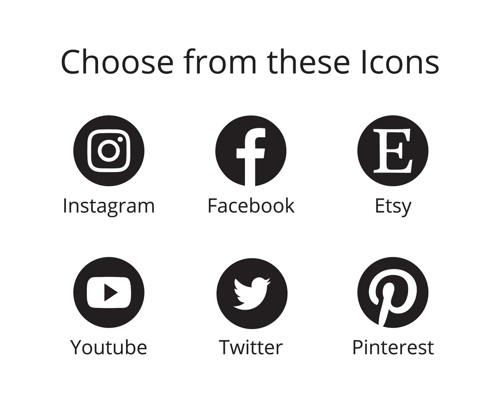 Social Media Sign / Business Social Media Sign / - Etsy