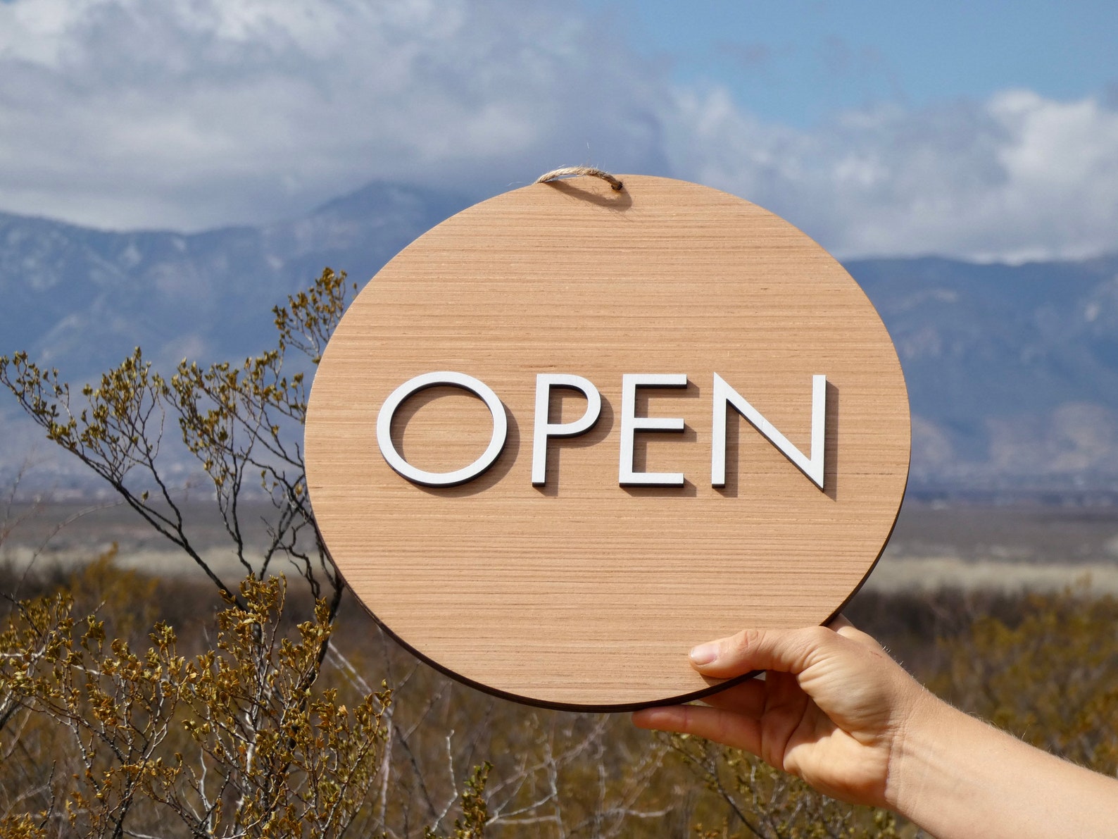 Office Open Closed Sign / Wood Open Closed Sign / Business - Etsy
