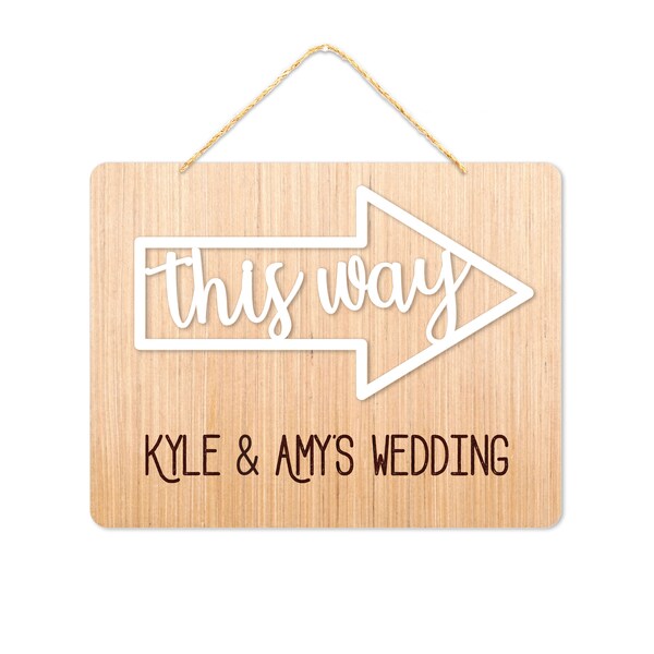 Event This Way Sign - Etsy