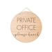Private Office Sign / Office Door Sign / Business Decor / Please Knock ...