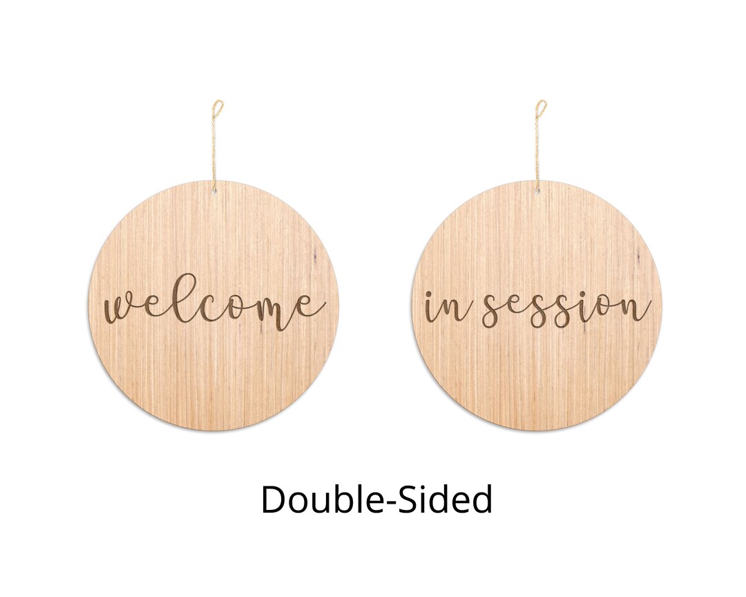 Rustic in Session Welcome Sign / Welcome Sign / in Session Sign / in a ...