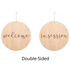 Rustic in Session Welcome Sign / Welcome Sign / in Session Sign / in a ...