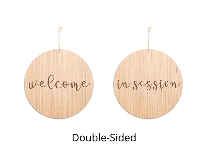 Rustic in Session Welcome Sign / Welcome Sign / in Session Sign / in a ...
