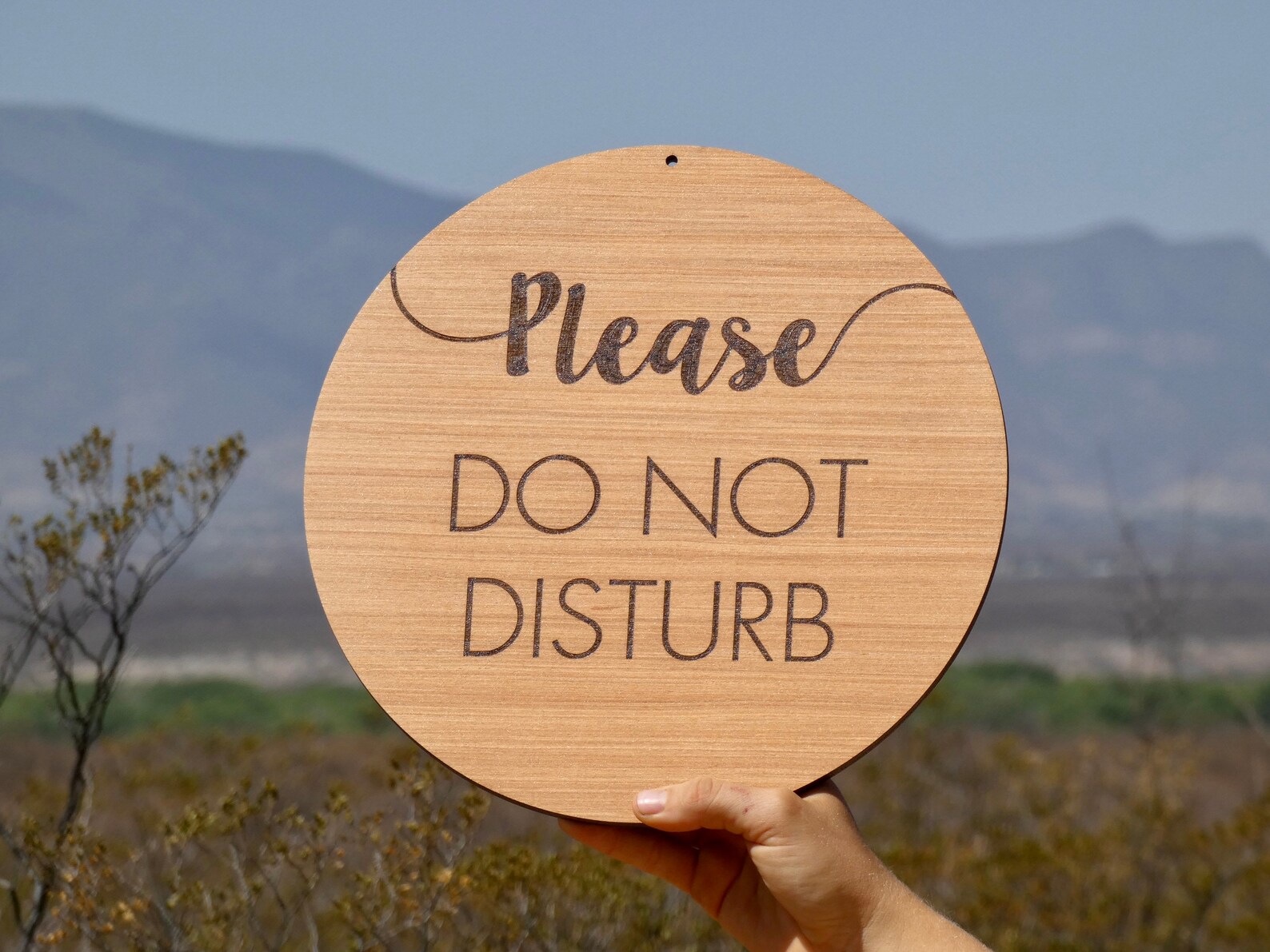 Wooden please Do Not Disturb Sign / welcome | Etsy