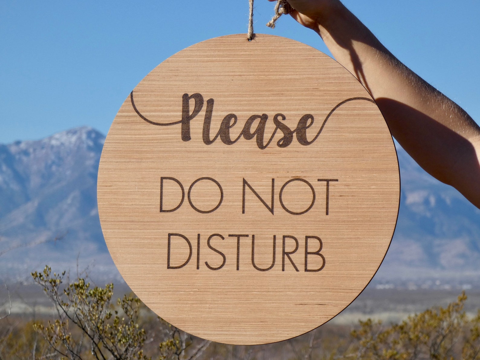 Wooden please Do Not Disturb Sign / welcome | Etsy