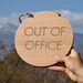 Out of Office Sign / Stepping Out Business Sign / Custom Office Decor ...