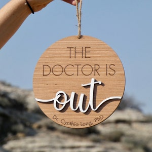 Custom the Doctor is In / the Doctor is Out Sign / Doctor's Office Sign ...