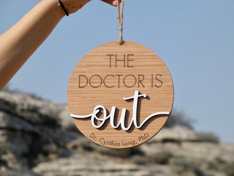 Custom The Doctor is In / The Doctor is | Etsy