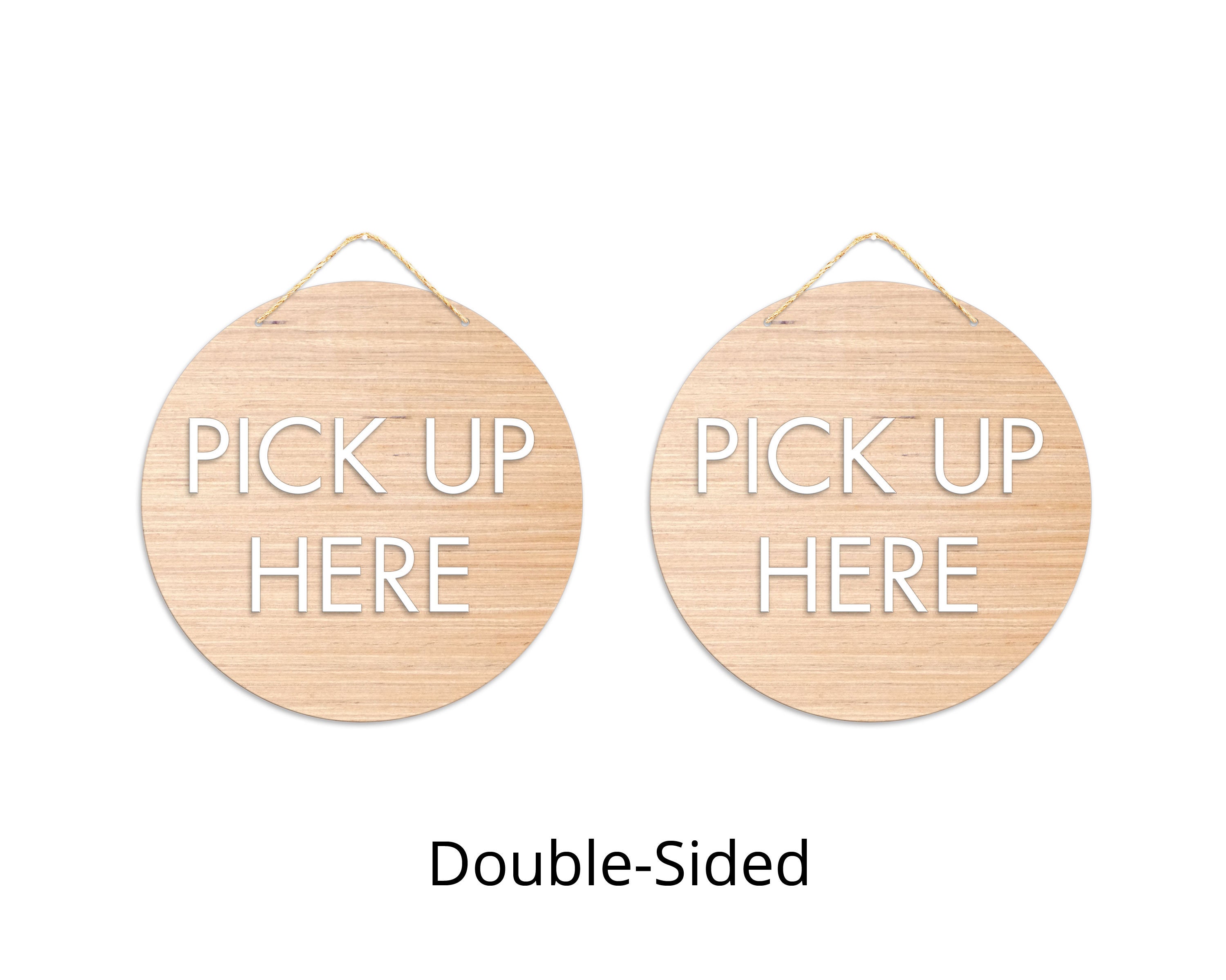 Double Sided Pick up Here Sign / Pick up Here Sign / Pick up - Etsy