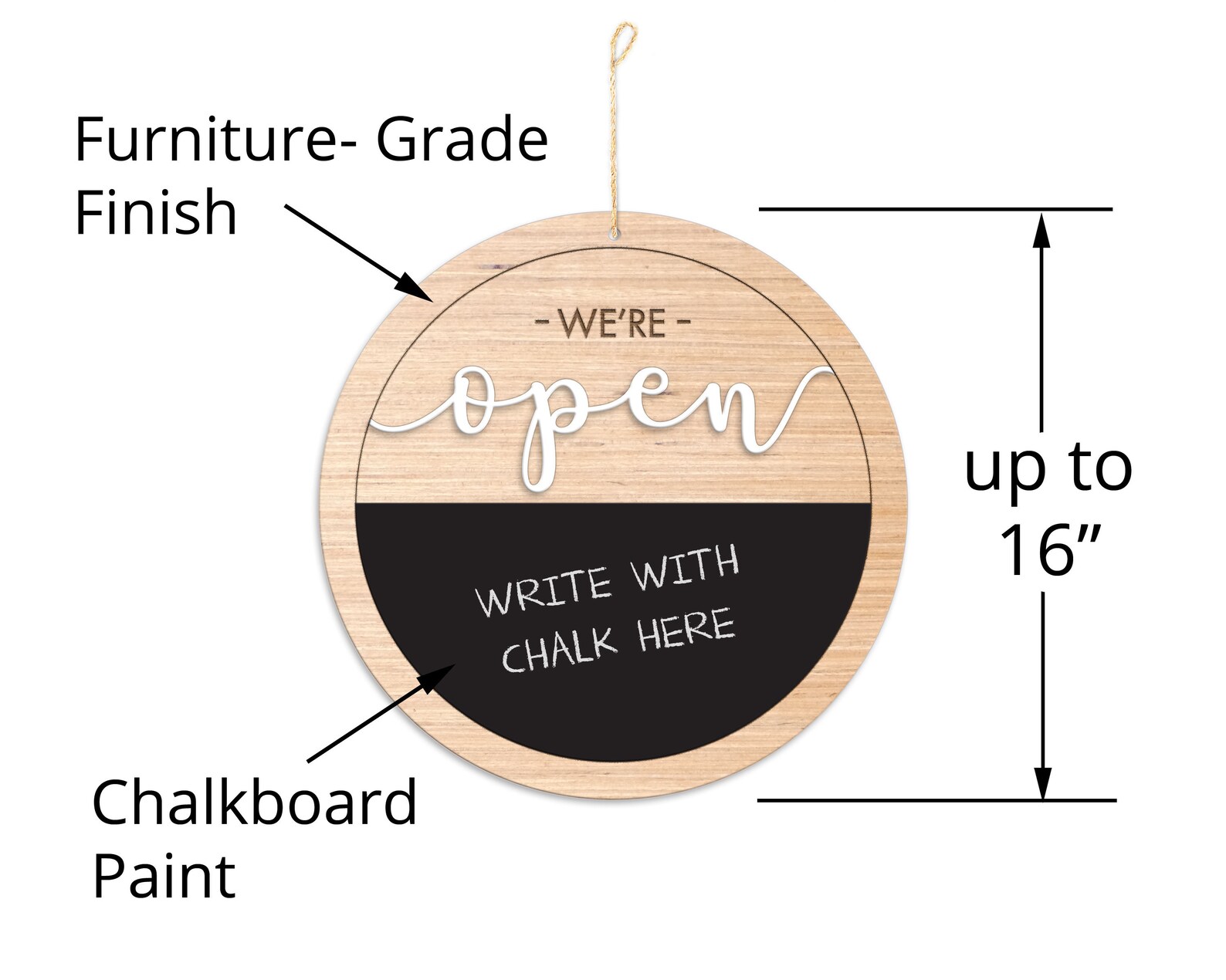 Chalkboard Open Closed Sign / Chalkboard Sign / Custom Sign / | Etsy