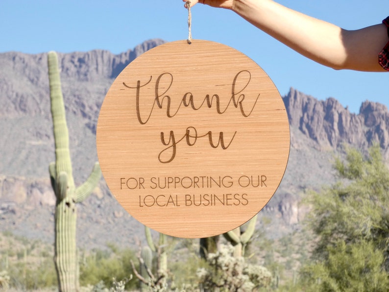 Thank You Sign / Thank You Sign / Small Business Sign / - Etsy
