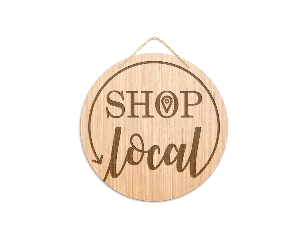 Shop Local Sign / Shop Small Business / Support Small Business - Etsy