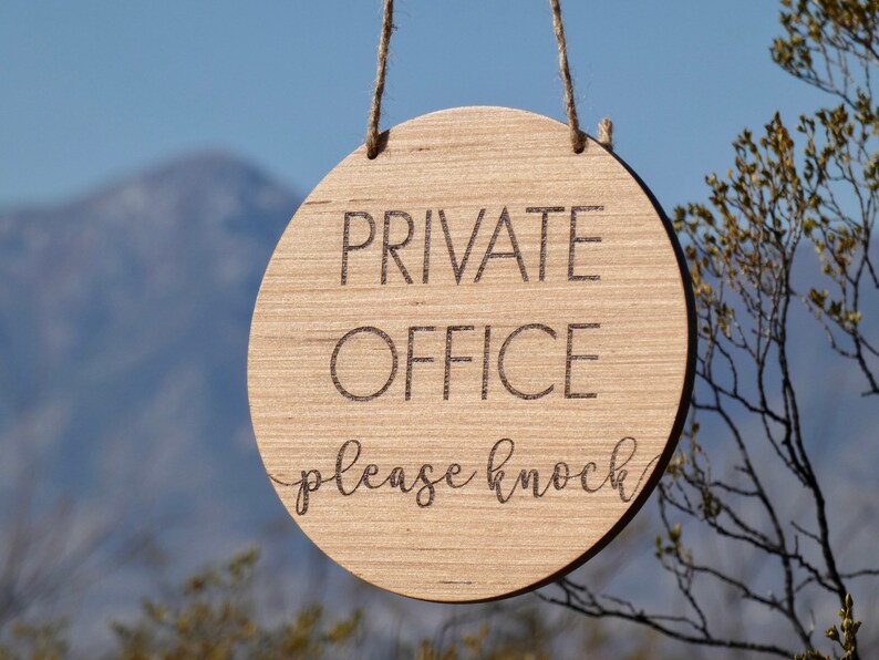 Private Office Sign / Office Door Sign / Business Decor / - Etsy