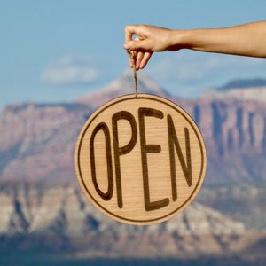 Unique Open Closed Sign / Business Open Sign / Open Sign / - Etsy