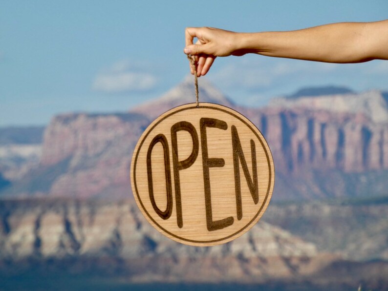 Unique Open Closed Sign / Business Open Sign / Open Sign / - Etsy
