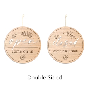 Open Closed Sign / Open Sign / Closed Sign / Office Open Sign / Wall ...