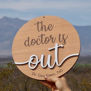 Custom the Doctor is In / the Doctor is Out Sign / Doctor's Office Sign ...