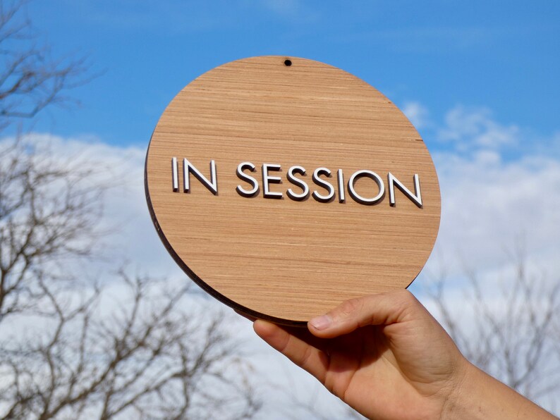 In Session Sign / in a Meeting Sign / in Session Sign / Do Not - Etsy