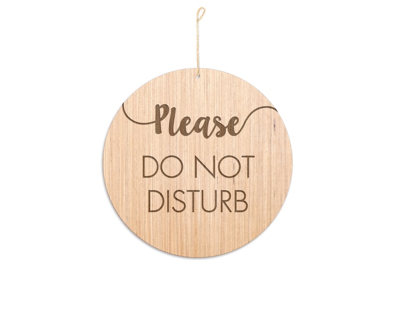 Wooden please Do Not Disturb Sign / welcome | Etsy