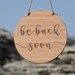Wooden Be Back Soon Sign / Be Right Back Sign / Business Decor - Etsy