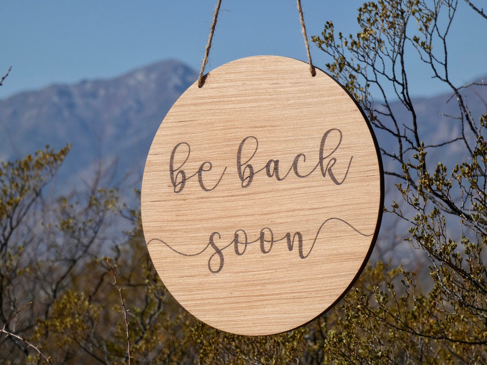 Wooden Be Back Soon Sign / Be Right Back Sign / Business Decor - Etsy