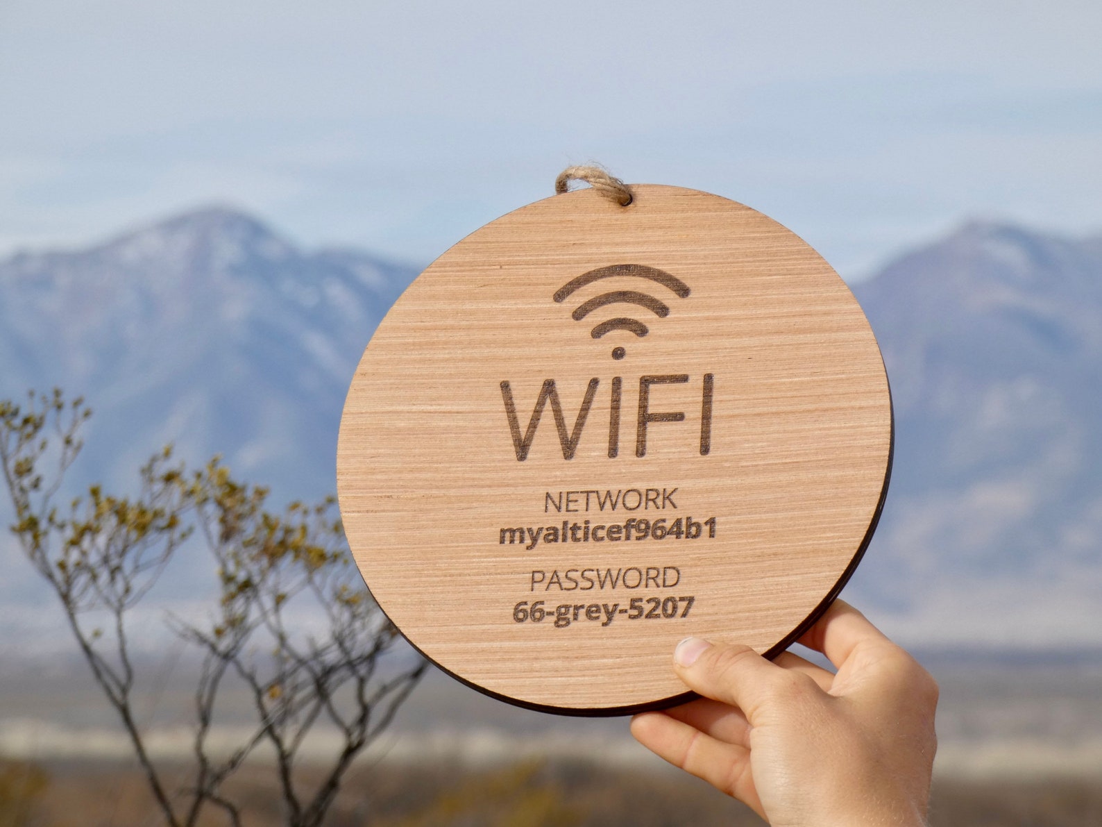 Custom Wifi Sign / Wifi Password Sign / Wooden Wifi Sign / | Etsy