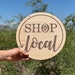 Shop Local Sign / Shop Small Business / Support Small Business - Etsy
