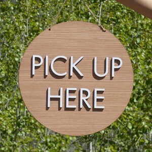 Custom Pick up Here Sign / Business Pick up Sign / Pick up Here Sign ...