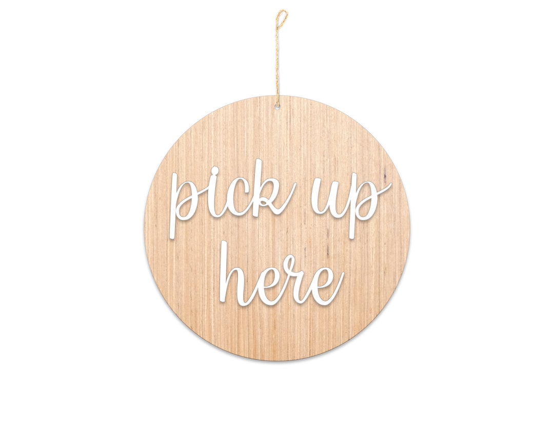 Order Pick up Sign / Pick up Here Sign / Custom Business Sign - Etsy