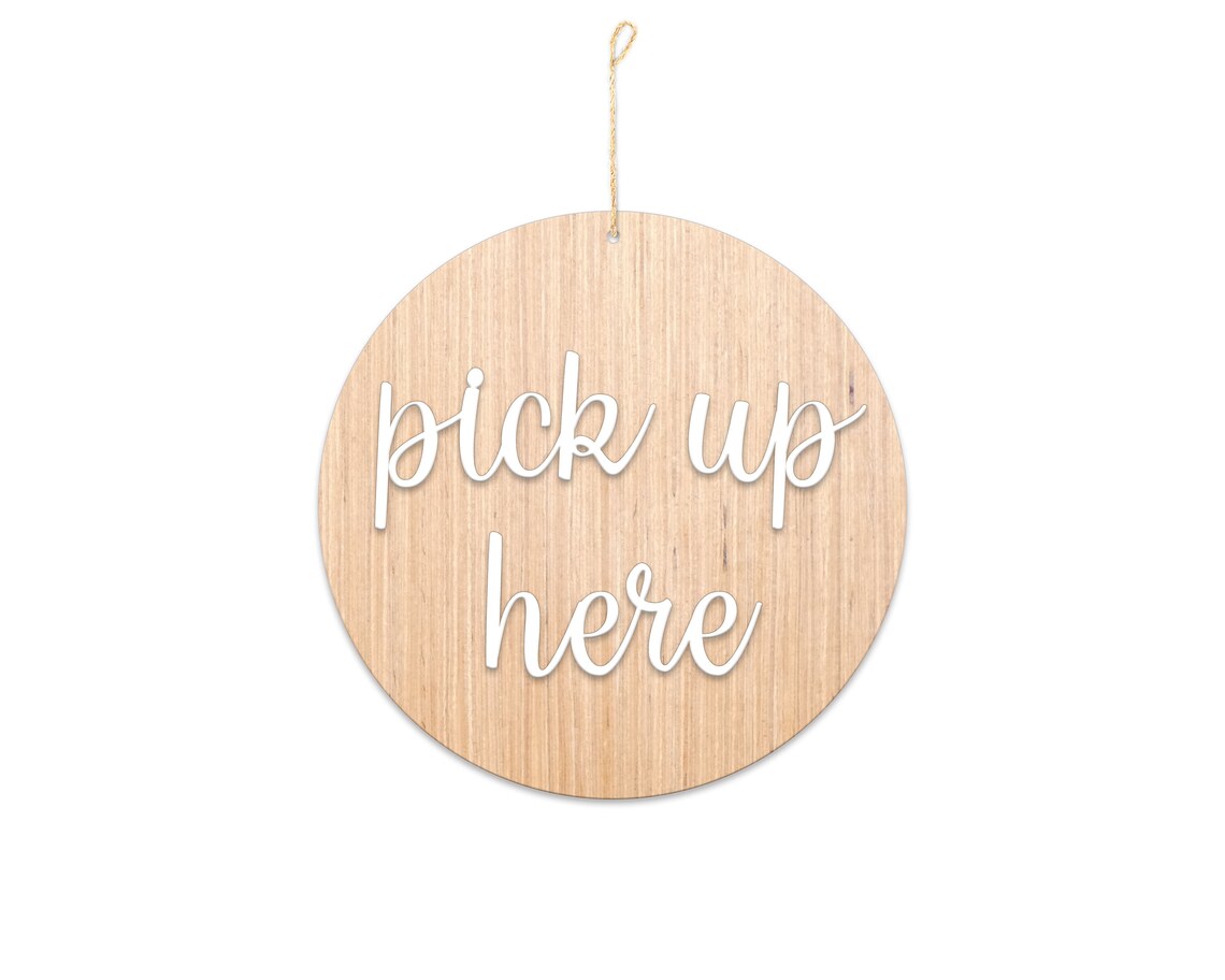 Order Pick up Sign / Pick up Here Sign / Custom Business Sign - Etsy